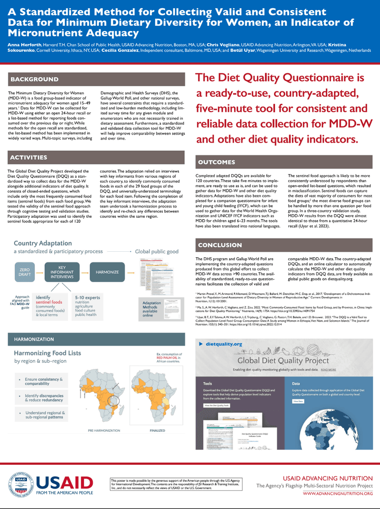 Reports and Publications — Global Diet Quality Project